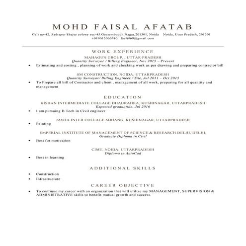Resume | PDF