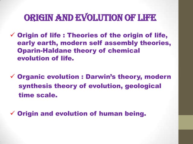 Origin of life | PPTX