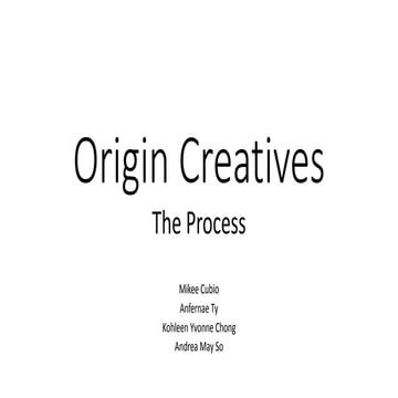 Origin Creatives | PPTX