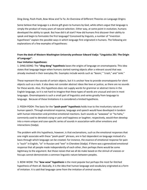 Otto Jespersen's Language Origin Hypothesis.pptx