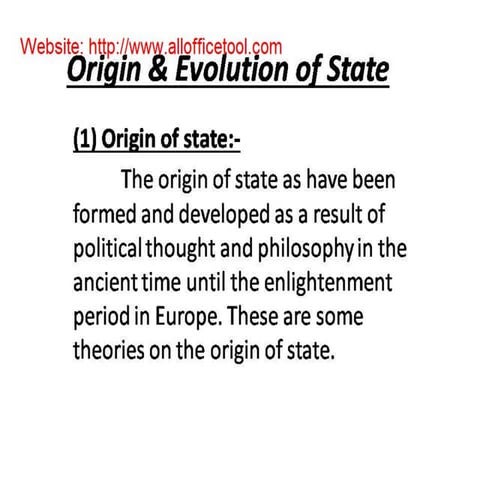 Origin & evolution of state 22222 | PDF