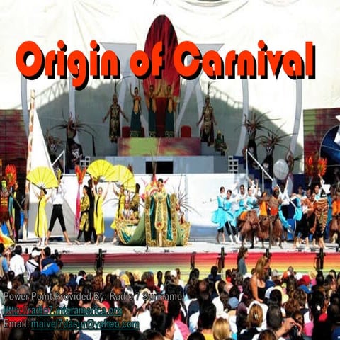 Origin of carnaval | PPT