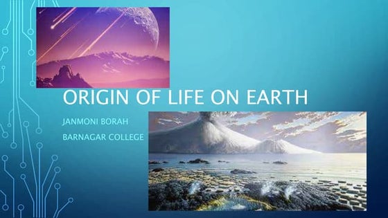 Origin of life | PPTX
