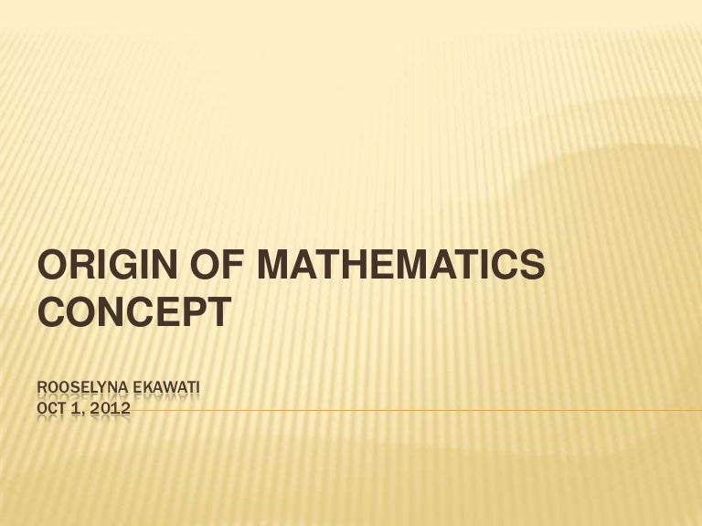 Origin Of Math origin-of-math