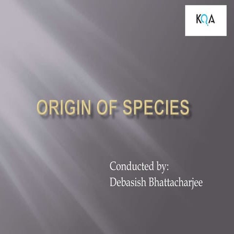 Origin of Species | PPTX