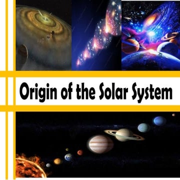EARTH AND LIFE SCIENCE: origin of the solar system.pptx