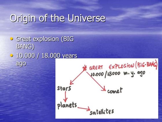 Origin of the universe | PPTX | Space and Astronomy | Science