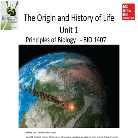 Origins of life F2018 cee | PPT