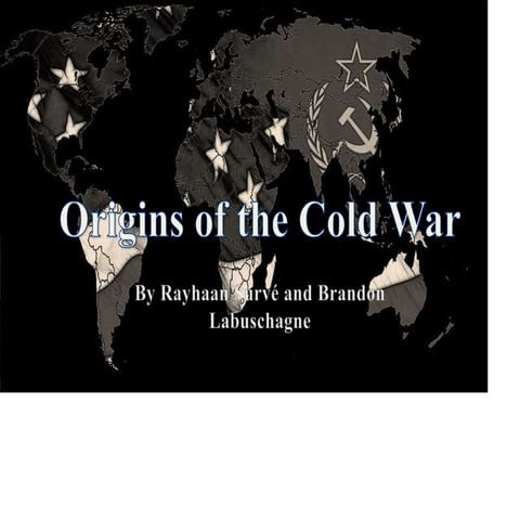 Origins of the cold war | PPTX