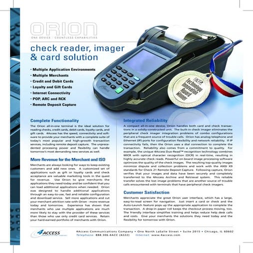 Orion Terminal | PDF