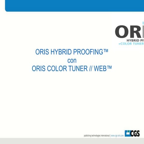 ORIS Color Tuner//web | PPT