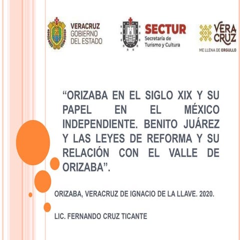 ORIZABA EN EL SIGLO XIX.pptx