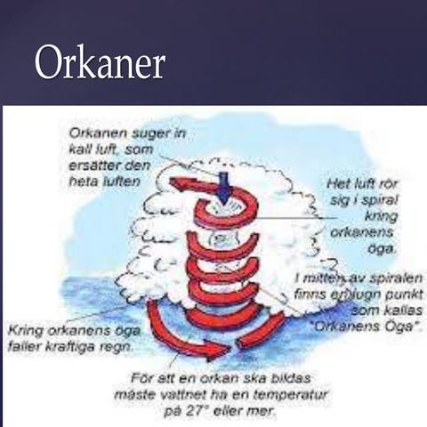 Orkaner, cykloner, tyfoner