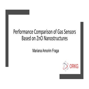 Performance Comparison of Gas Sensors Based on ZnO Nanostructures | PDF
