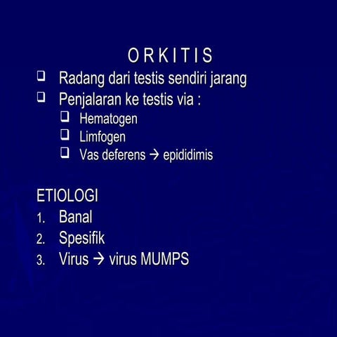 Orkitis+&+epididimitis+(sist.urogenetalia) | PPT