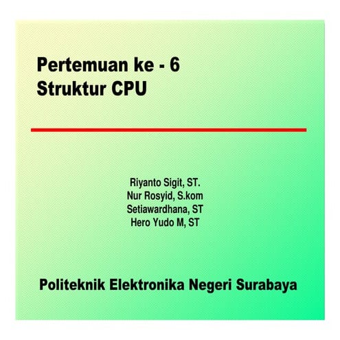 struktur CPU | PDF