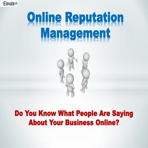 Online reputation Marketing............. | PDF