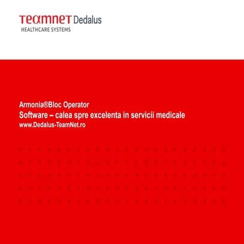 ARMONIA Bloc Operator | PPTX