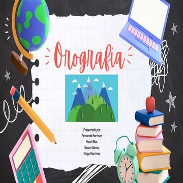 Orografia de México y del mundo..... Pdf | PDF