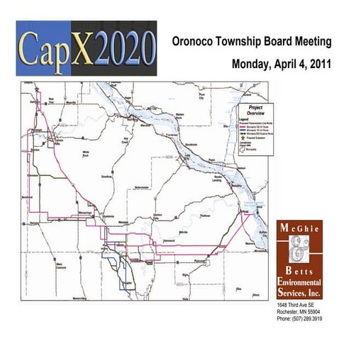 Oronoco Township CapX2020 Overview | PPT