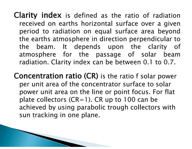 SOLAR RADIATIONS AND ITS GEOMETRY | PPTX | Geography | Science