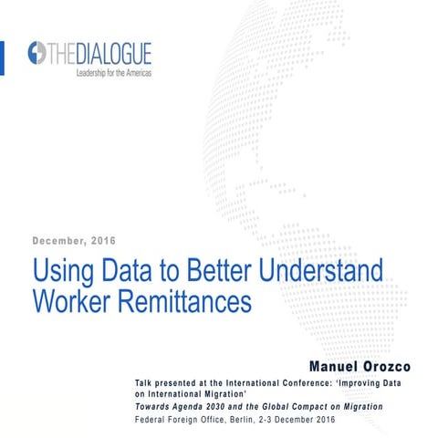 Using Data to Better Understand Worker Remittances | PPT