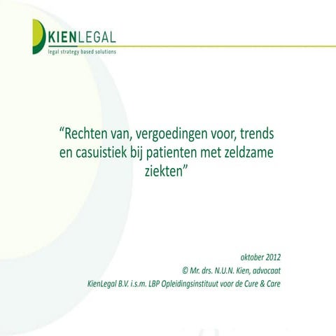 Introduction: Dutch Orphan Drug Network | PDF