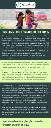 Orphans The Forgotten Children | PPTX | Adoption and Fostering | Parenting