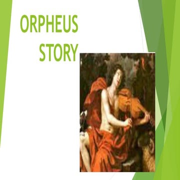 Orpheus Greek Mythology