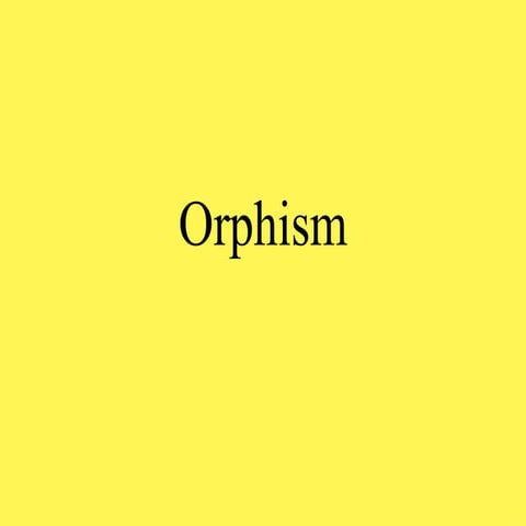 Orphism | PPT