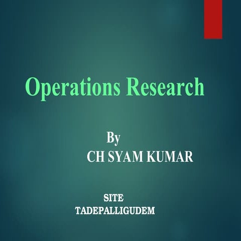 Operational research in public health.ppt