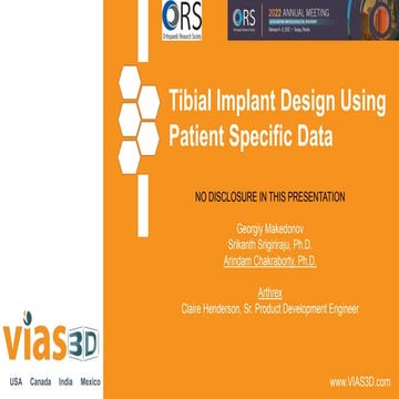 ORS 2022-Tibial implant analysis using patient specific data | PPTX ...