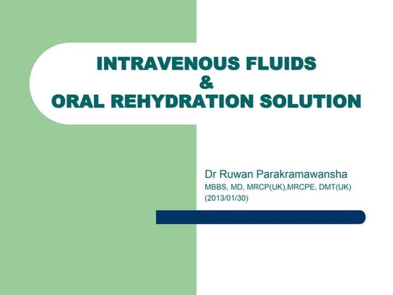 Plasma volume expanders | PPTX