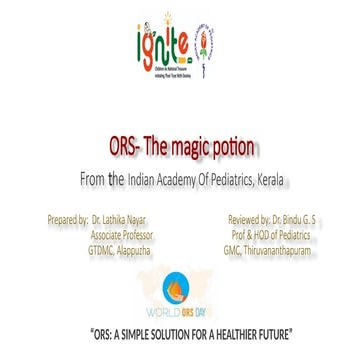 Ors mbbs class | PPTX