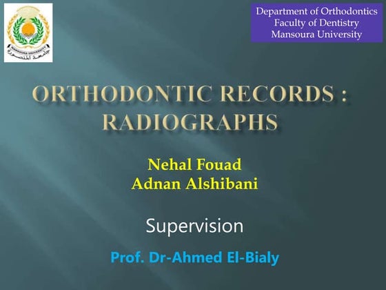 Types of dental radiographs in children | PPT