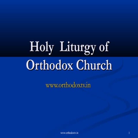 Orthodox worship | PPT