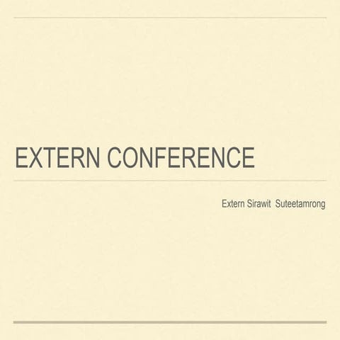 Ortho externconference | PPTX