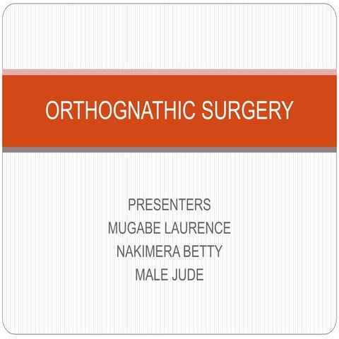 Orthognathic Surgery Ppt VSP Orthognathics