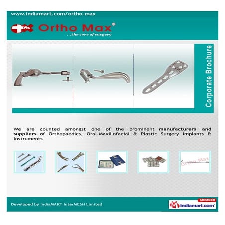 Ortho Max, Maxillofacial Instruments, Vadodara | PDF