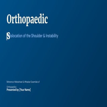 Orthopaedics - Shoulder Instabilityy.pdf