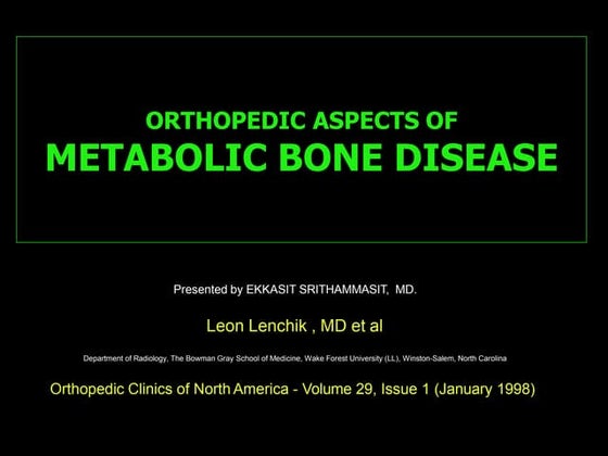 BONE -metabolic disorders of bone.pptxmbbs | PPT