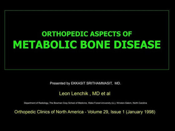 Imaging in rickets | PPTX | Bone and Joint Conditions | Diseases and Conditions