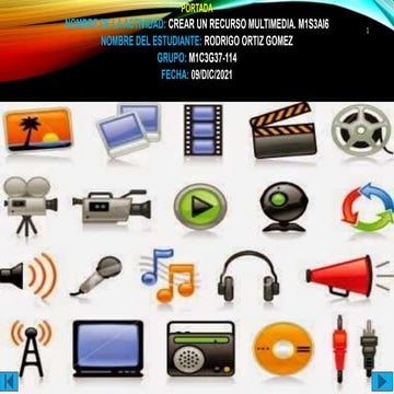 CREAR UN RECURSO MULTIMEDIA | PPTX