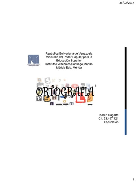 La ortografia y reglas gramaticales | PPT