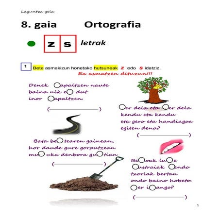 Ortografia S/Z | PDF