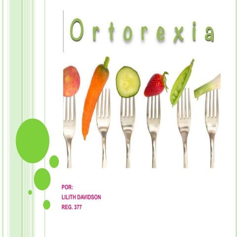 Ortorexia | PPTX