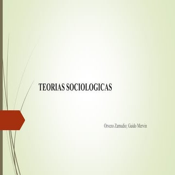 SOCIOOGIA | PPTX