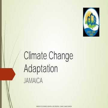 Introduction to National Adaptation Planning in Jamaica | PDF