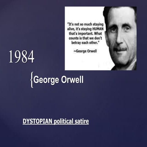 Orwellian literary forms | PPTX