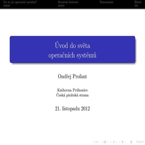 Operační systém | PDF